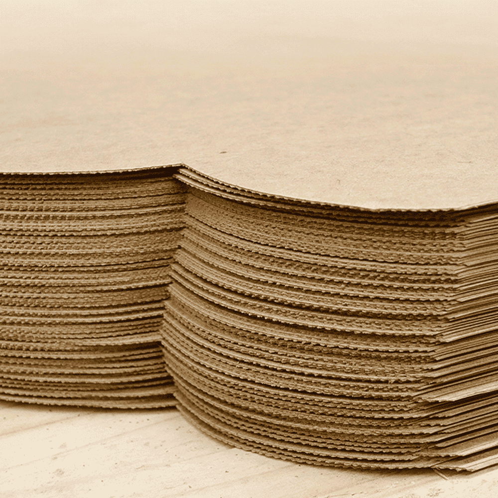 Slip Sheet de Carton 43" x 51" - 1000 Kg - 100 Hojas - RIVUS®
