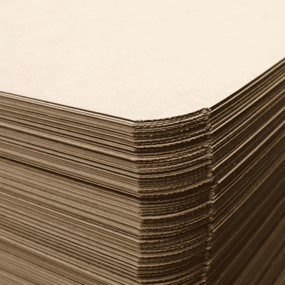 Slip Sheet de Carton 46" x 48" - 1300 Kg - 100 Hojas - RIVUS®