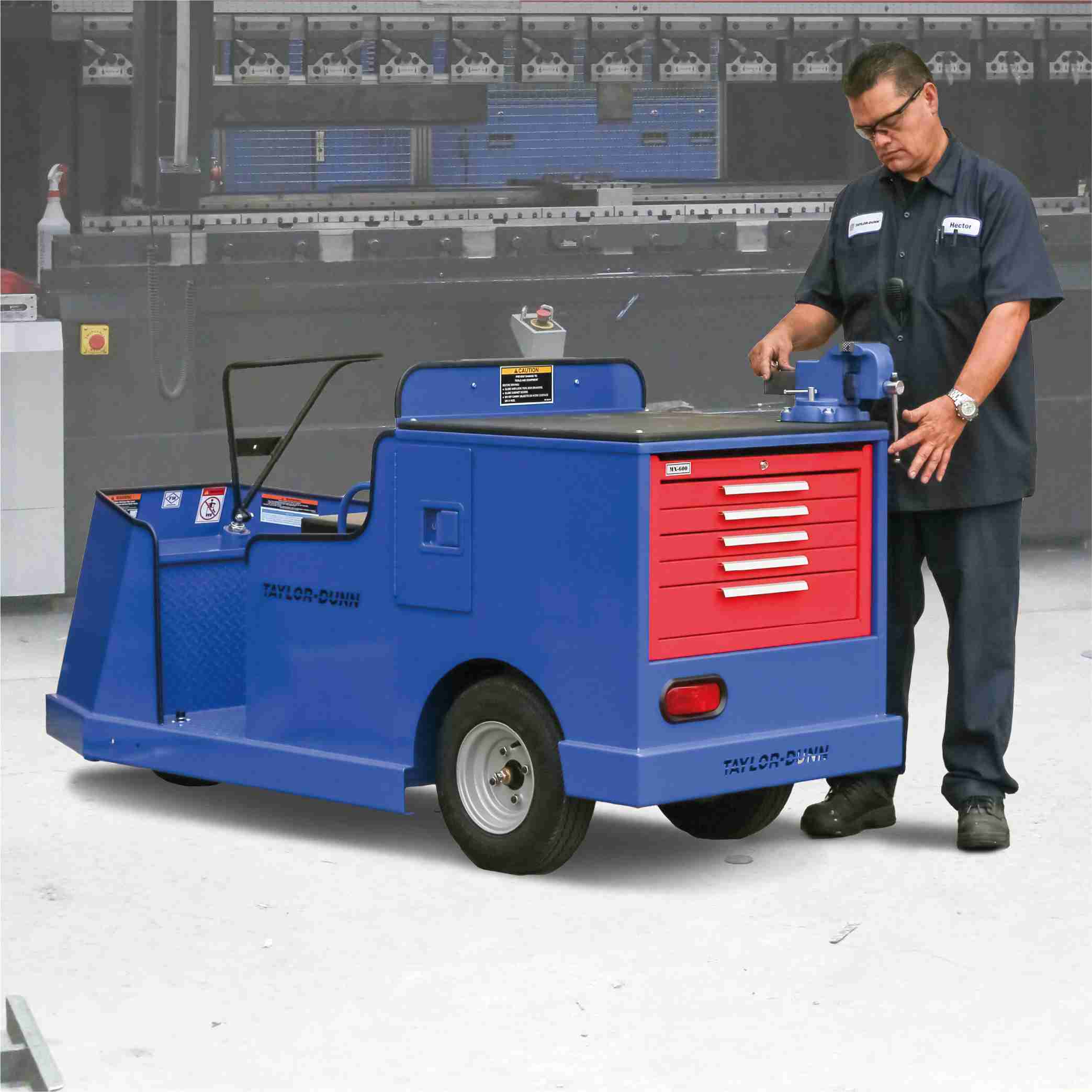 Carrito Auxiliar con Cajones MX-600 Taylor Dunn - RIVUS®